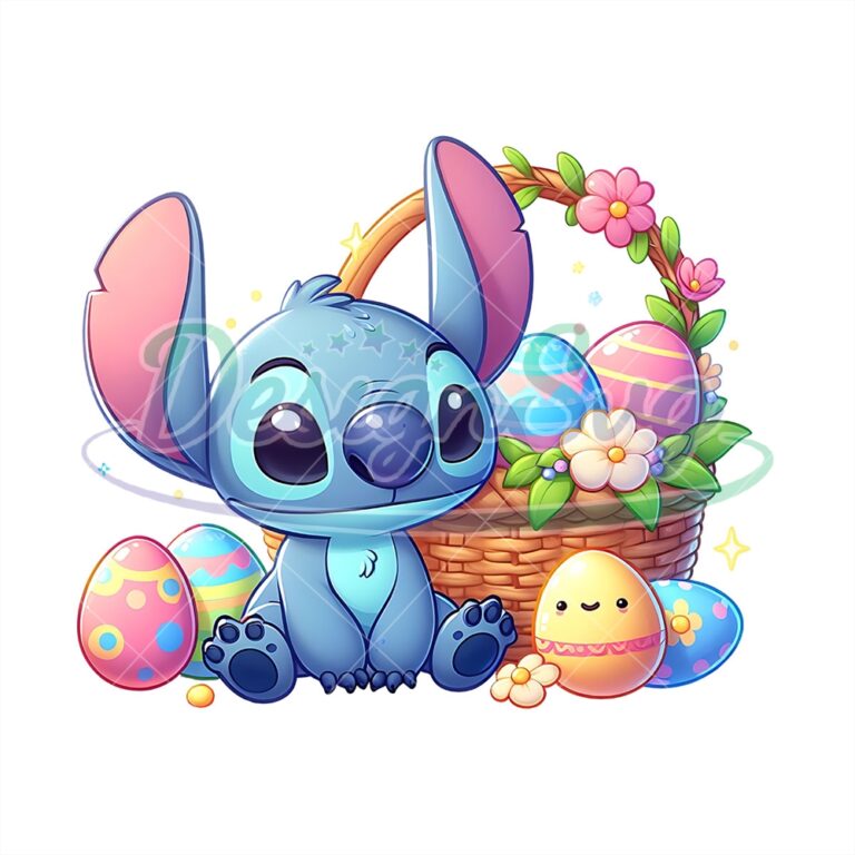 Stitch Easter Digital Download File - DesignSVG
