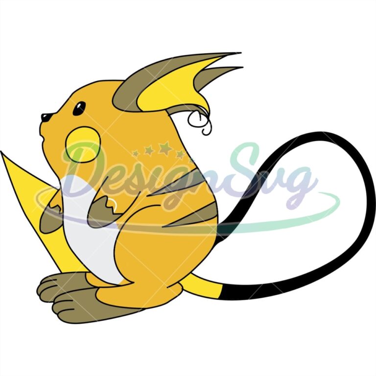 Satoshi Anime Pokemon Form Alolan Raichu SVG - DesignSVG