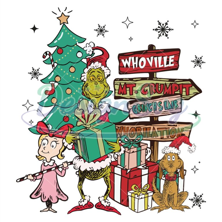 Whoville Png, Christmas Character Png, Merry Christmas Png, Trendy ...