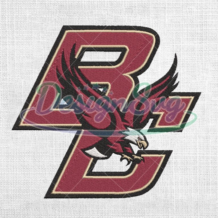 Boston College Eagles NCAA Logo Embroidery Design - DesignSVG
