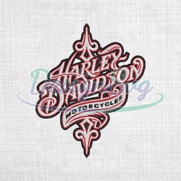 Harley Davidson Motorcycles Embroidery Files - DesignSVG